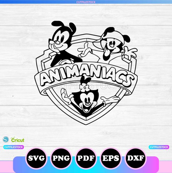 Animaniacs Logo Svg, Png, Dxf, Eps, Pdf, Animaniacs Logo Svg