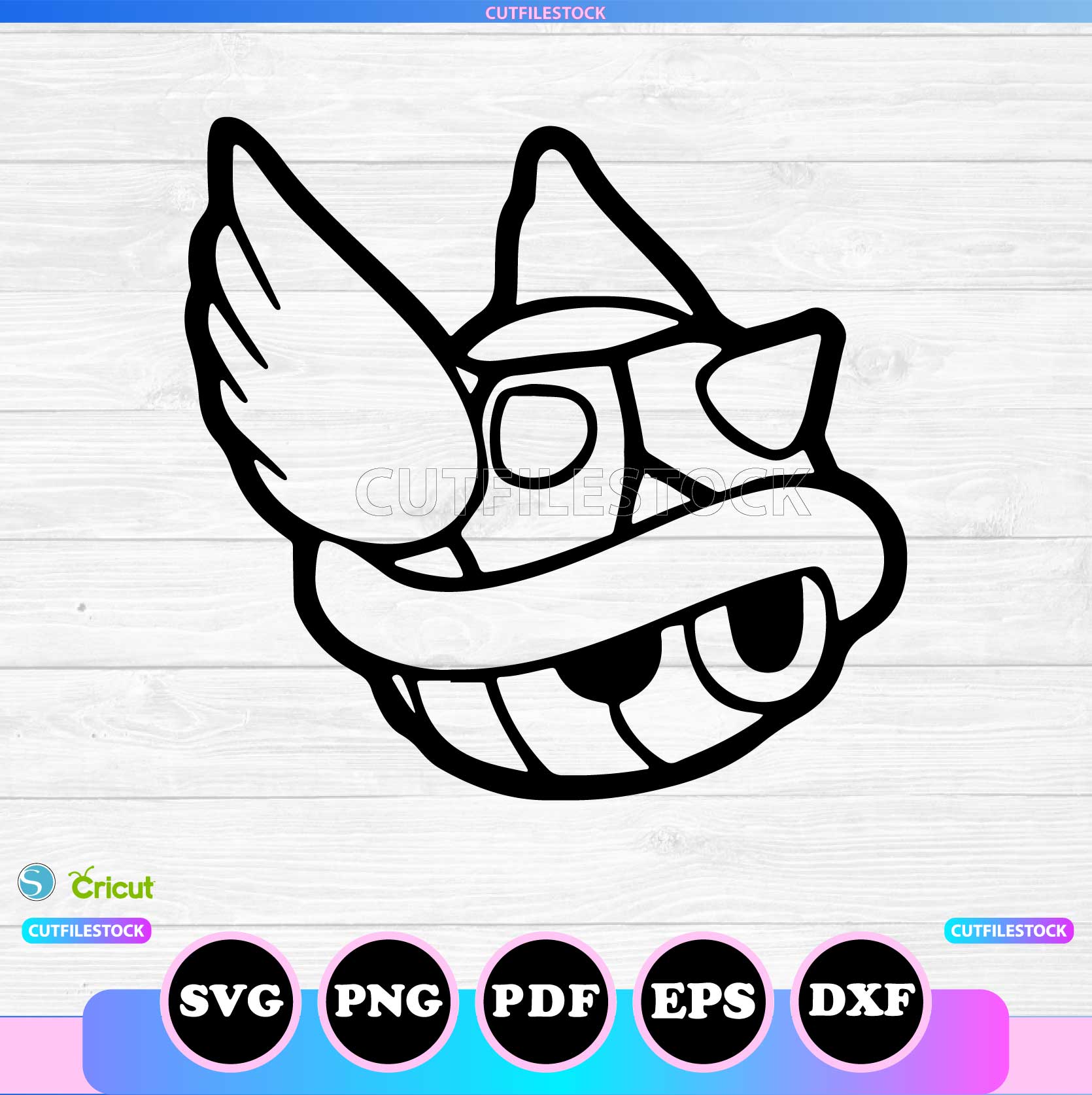 Blue Turtle Shell Outline Svg, Png, Dxf, Eps, Pdf, Mario Turtle Svg