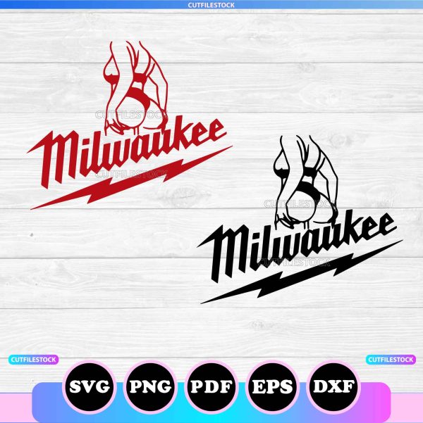 Milwaukee Girl Logo Svg Png, MWK Girl Logo Svg File